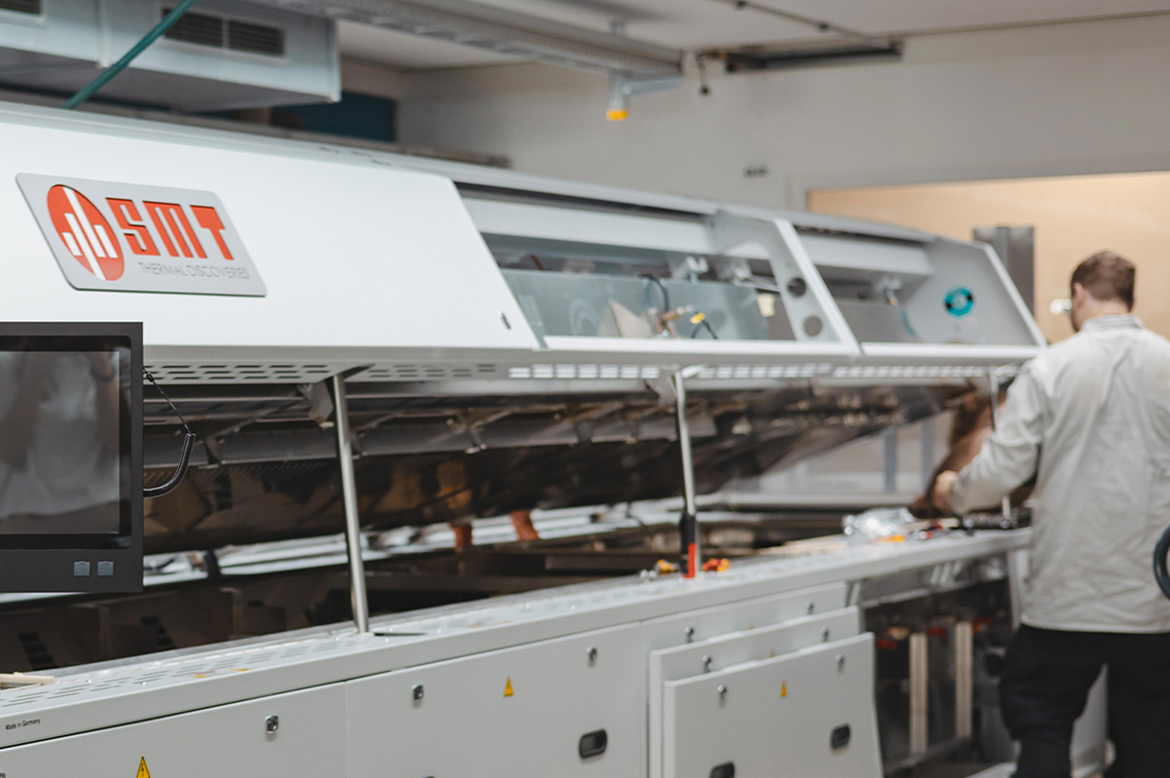 Neuer Reflow-Ofen in der Elektronikfertigung von BLOCK